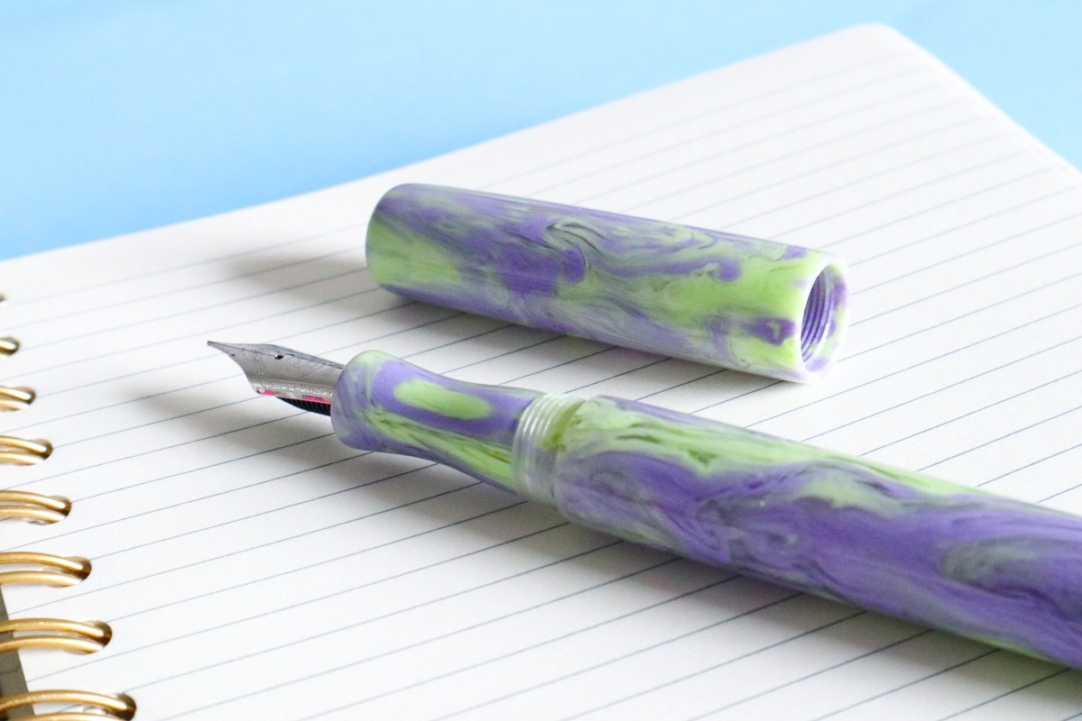 New Pen Day: Scribe Pens Diamondcast Pastel Green and Purple – Inky ...