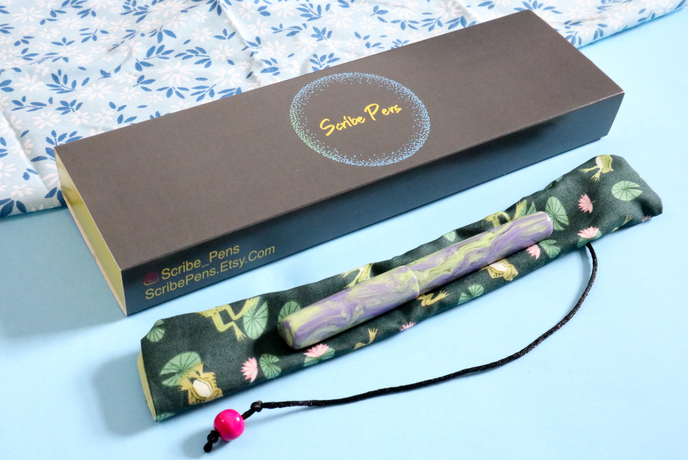 New Pen Day: Scribe Pens Diamondcast Pastel Green and Purple – Inky ...