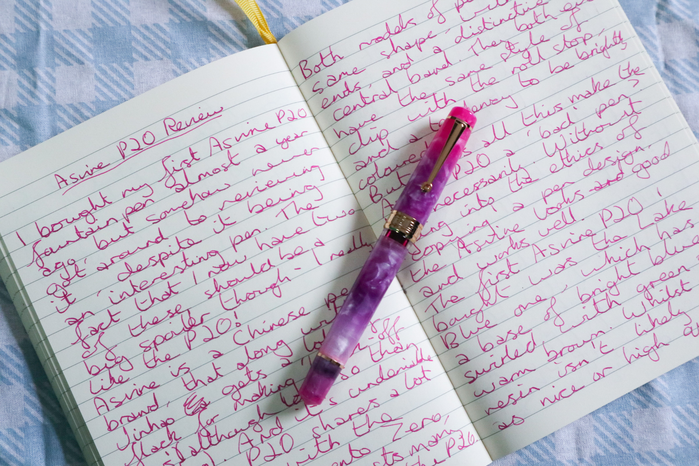 Review: Asvine P20 Fountain Pen – Inky Imaginings